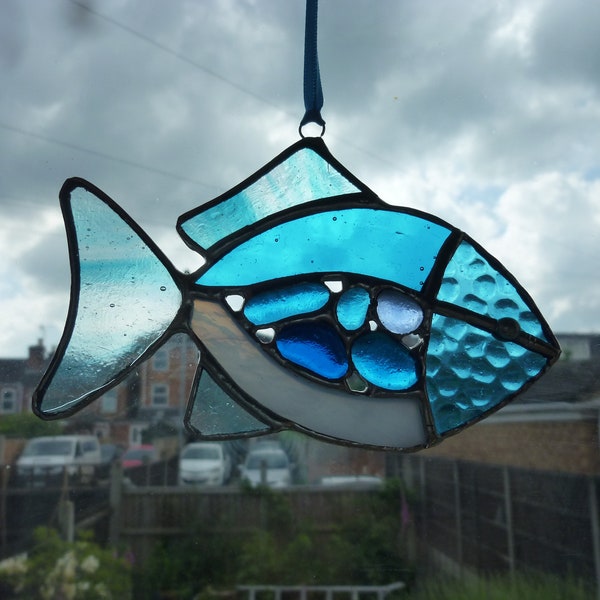 Glass Hanging Fish - Etsy