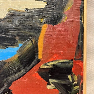 Original Abstract Expressionist Mixed Media Painting Signed by Artist ...