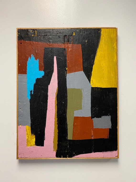 Art & Collectibles Original Abstract Expressionist Mixed Media Painting ...