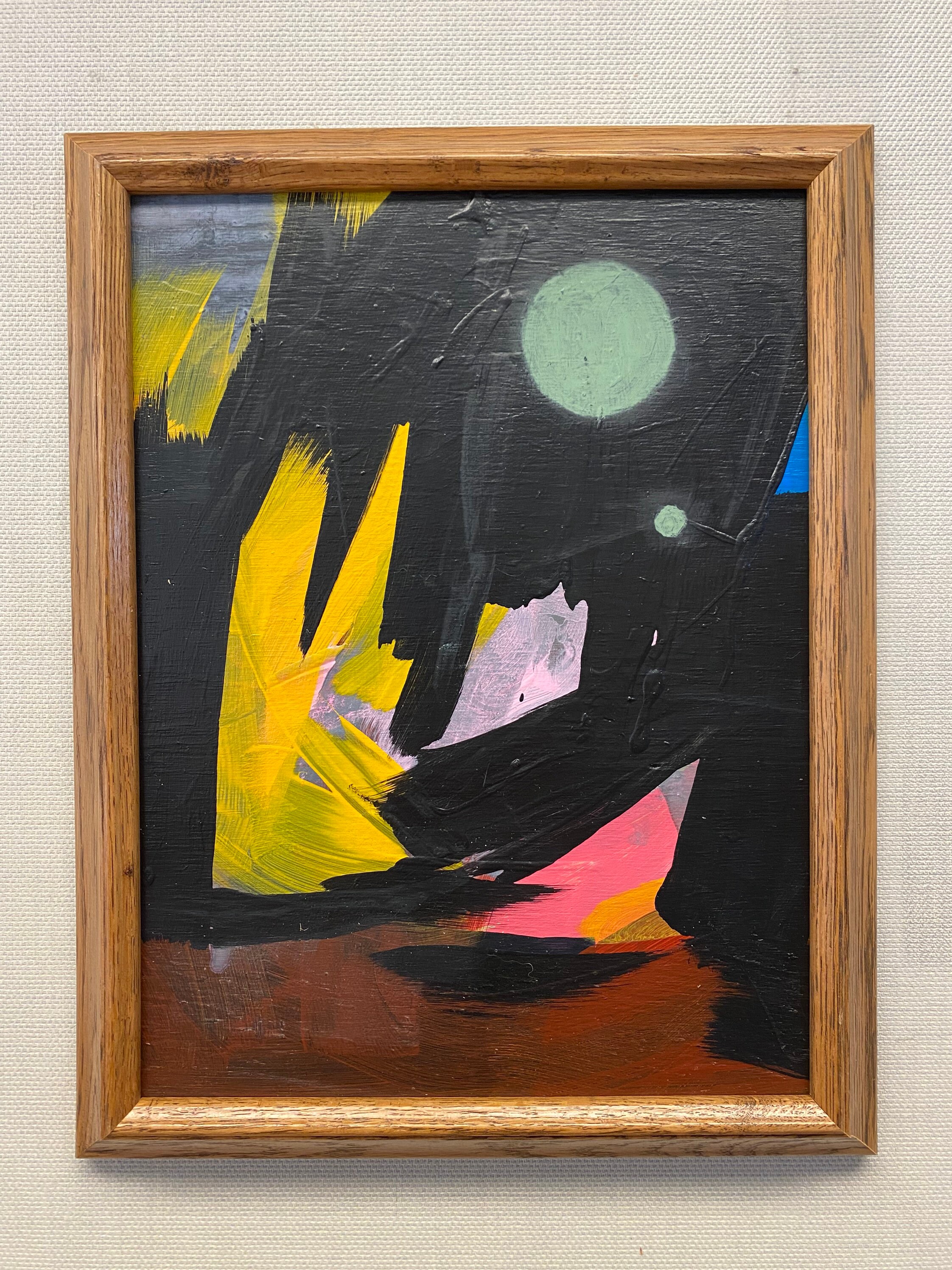 Art & Collectibles Original Abstract Expressionist Mixed Media Painting ...