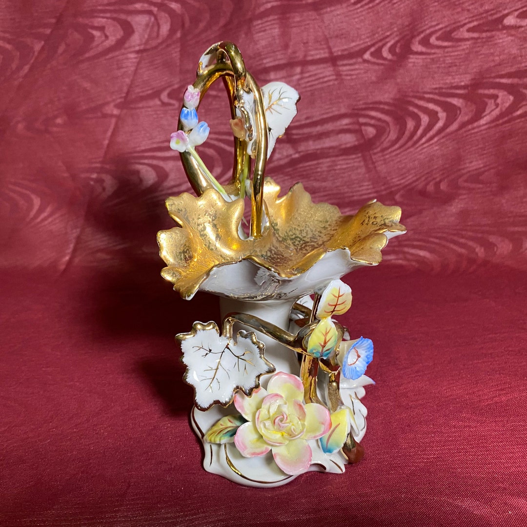 RARE **** Vintage Kalk Porcelain Jewelry/mint Dish 1920s | Kalk ...