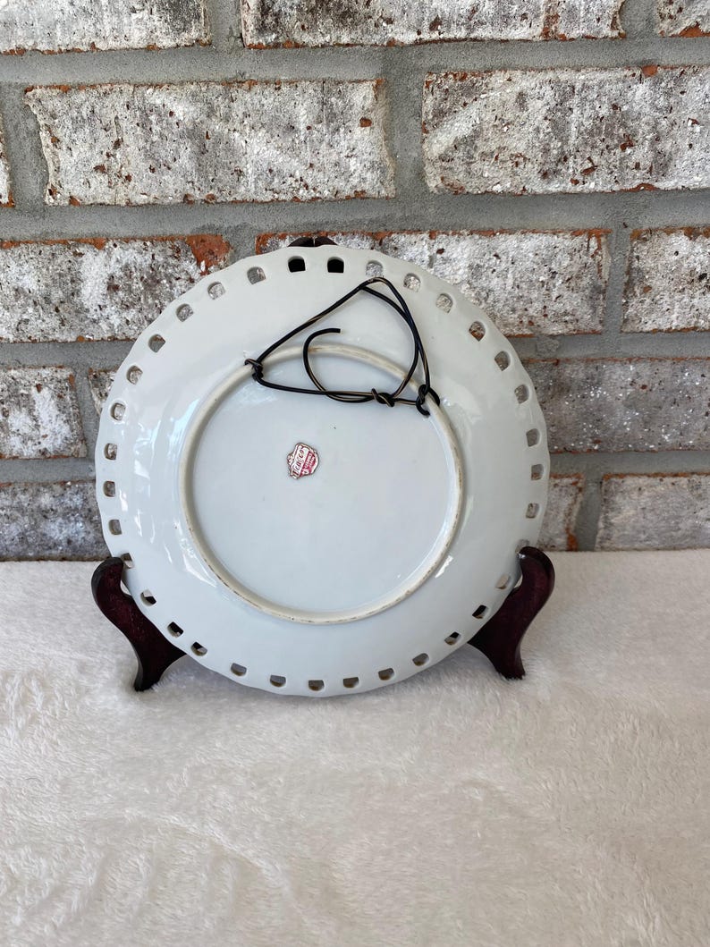 Vintage Ucagco Japan Hand Painted Porcelain Plate Signed by J. Muce ...