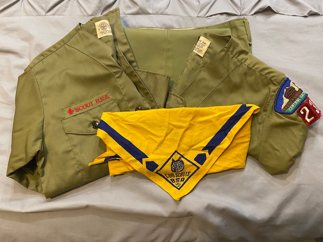 Vintage 1970s Boy Scout Clothing Lot Shirts Slacks Vintage Clothing Boy ...