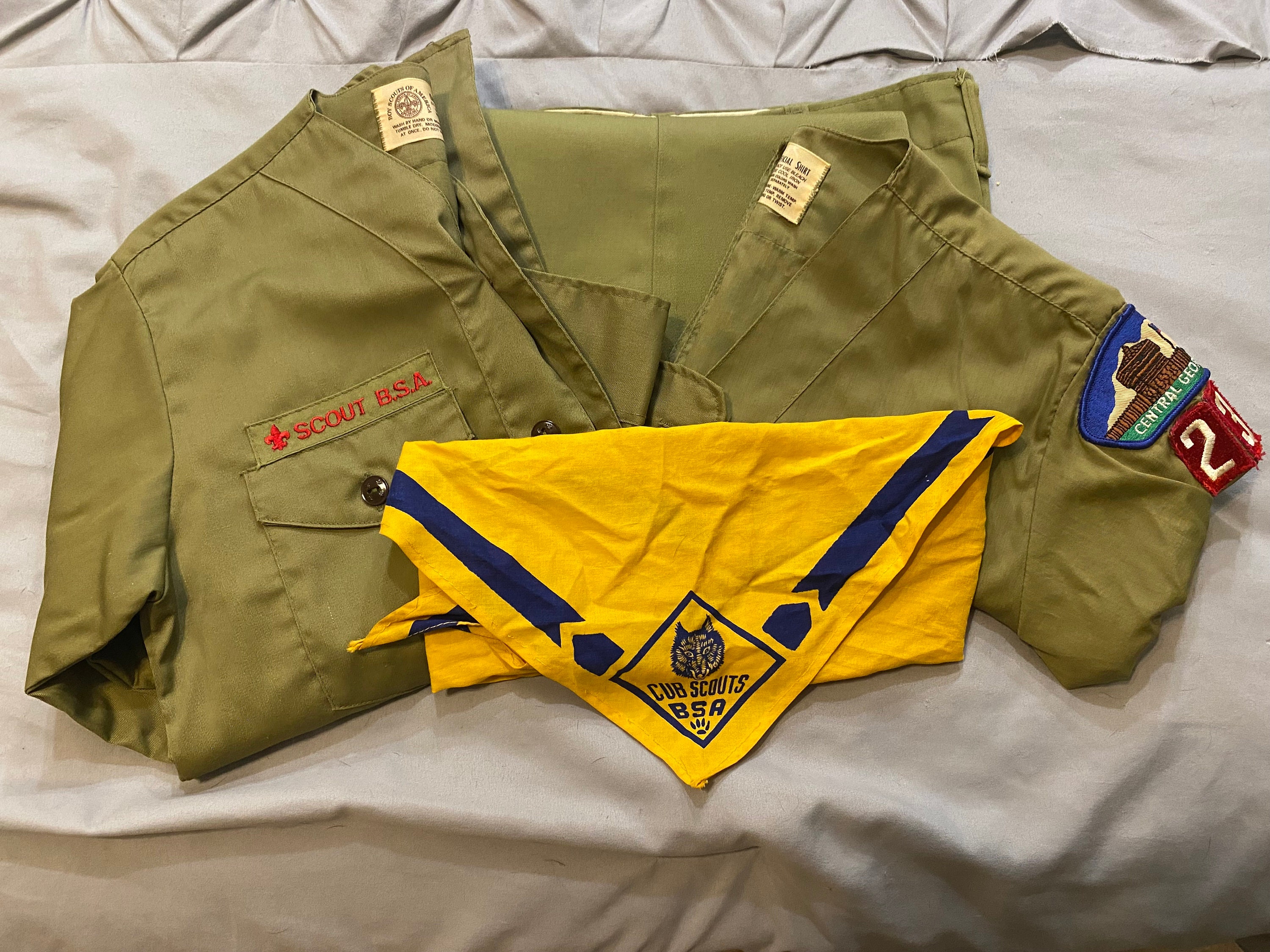 Vintage 1970s Boy Scout Clothing Lot Shirts Slacks Vintage Clothing Boy ...