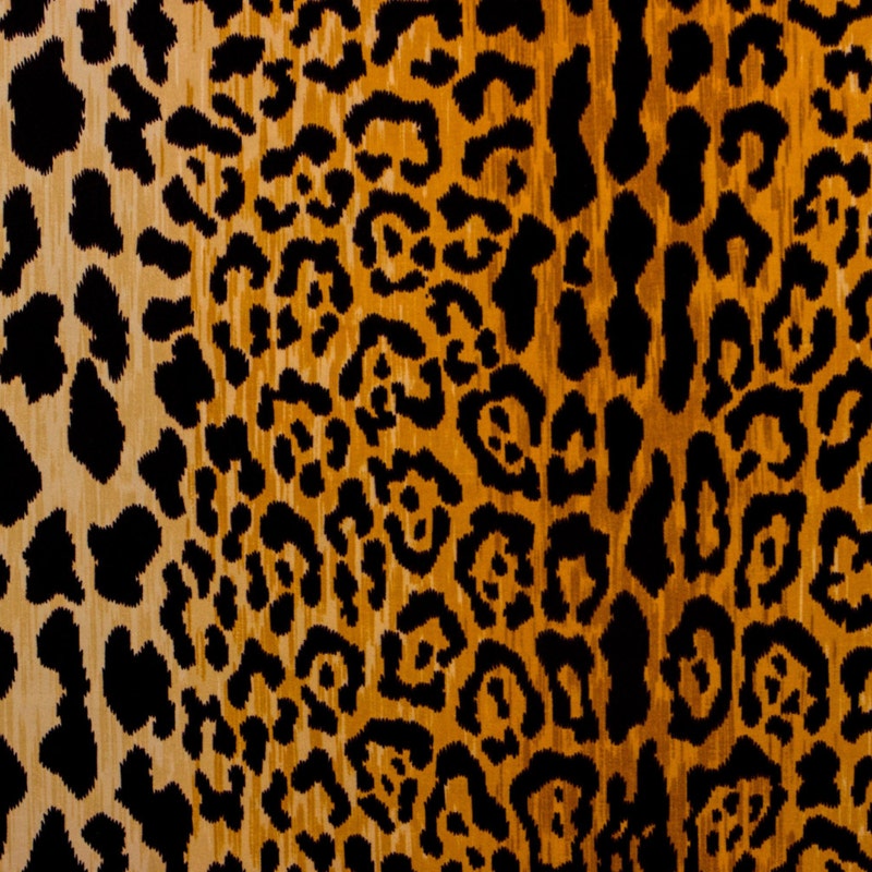 Velvet Leopard Material - Etsy