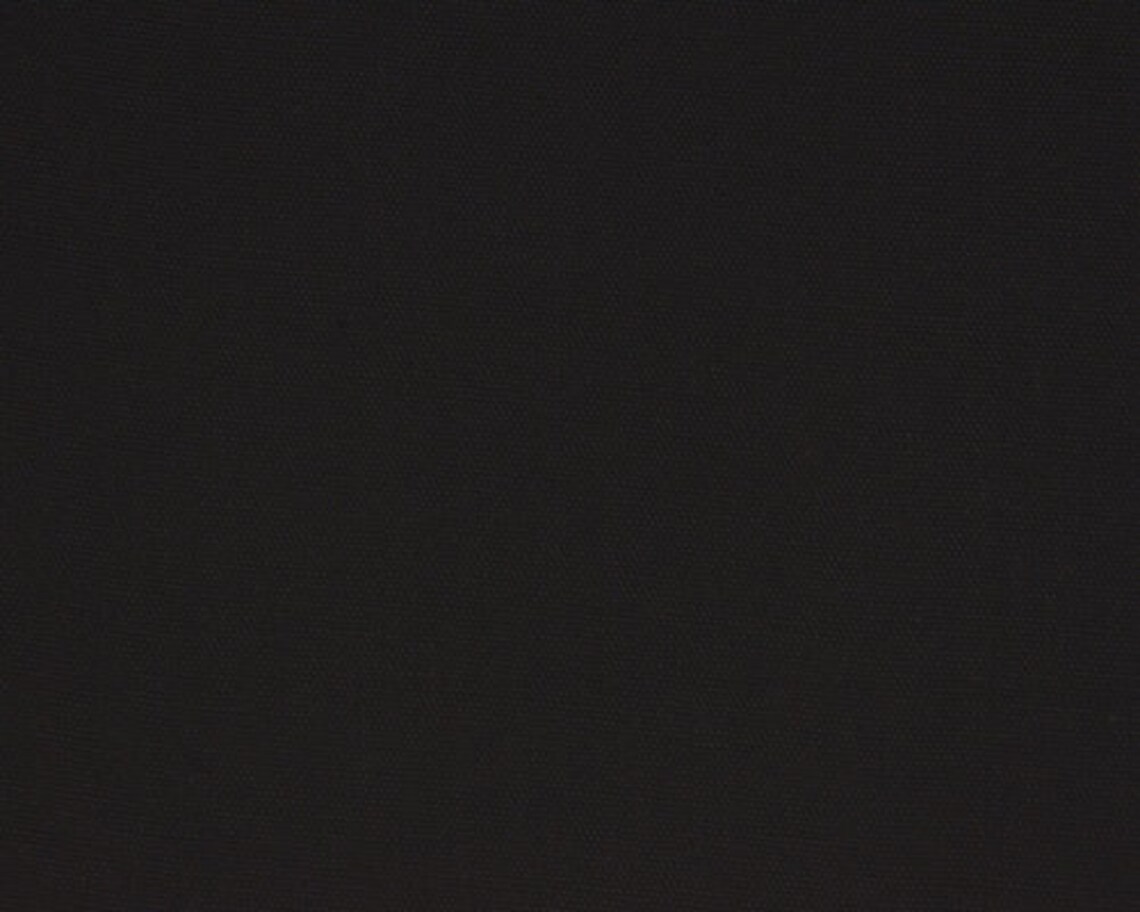 Dyed Solid Black Cotton by Premier Prints Fabric Yardage | Etsy