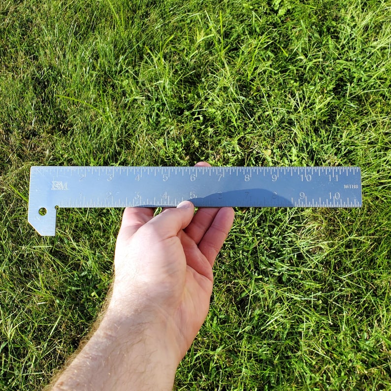 Steel Hook Ruler for Blacksmithing & Woodworking - Etsy
