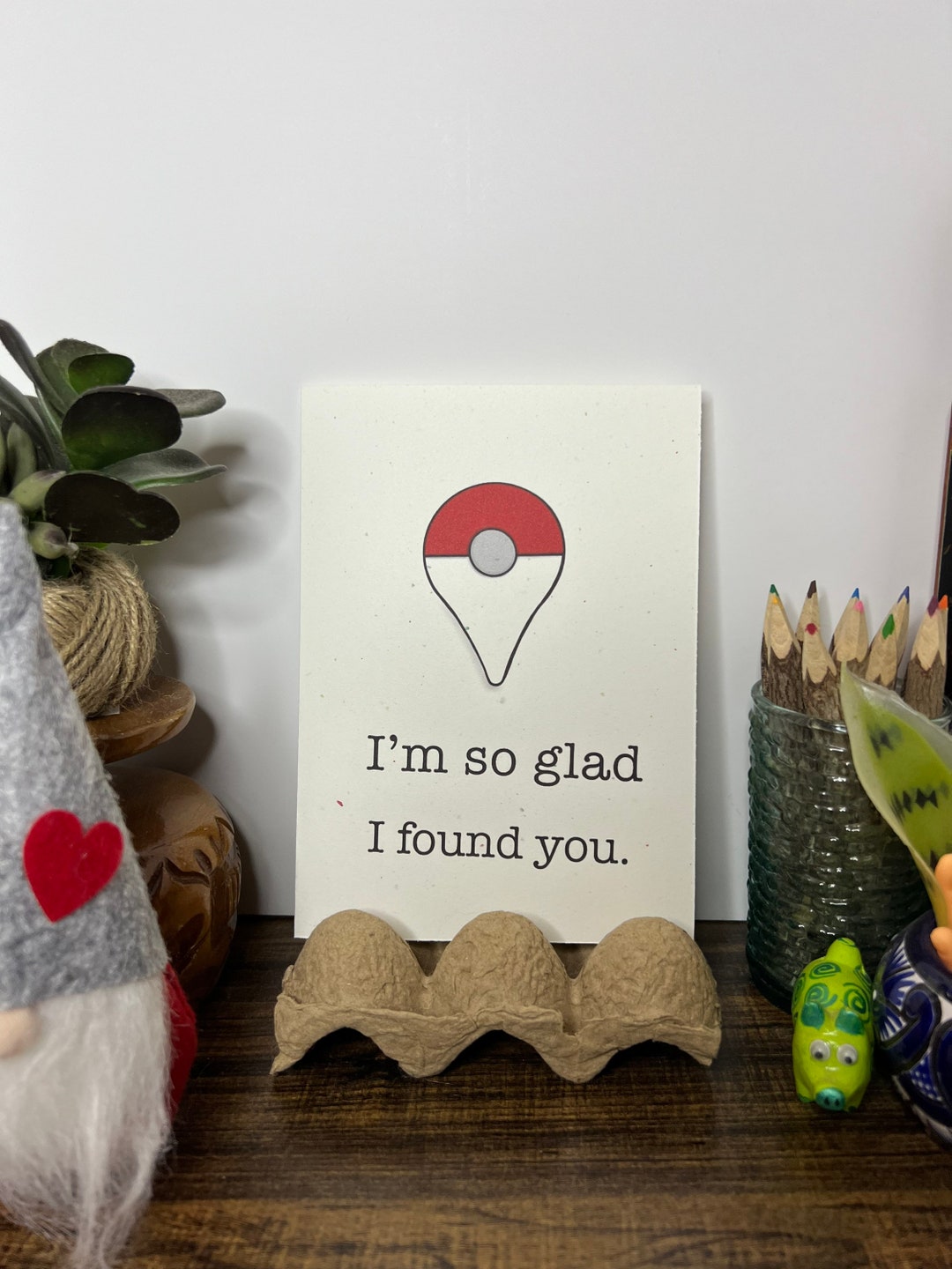 GOTCHA / Handmade Greeting Card / Anniversary Gift / Pokemon - Etsy