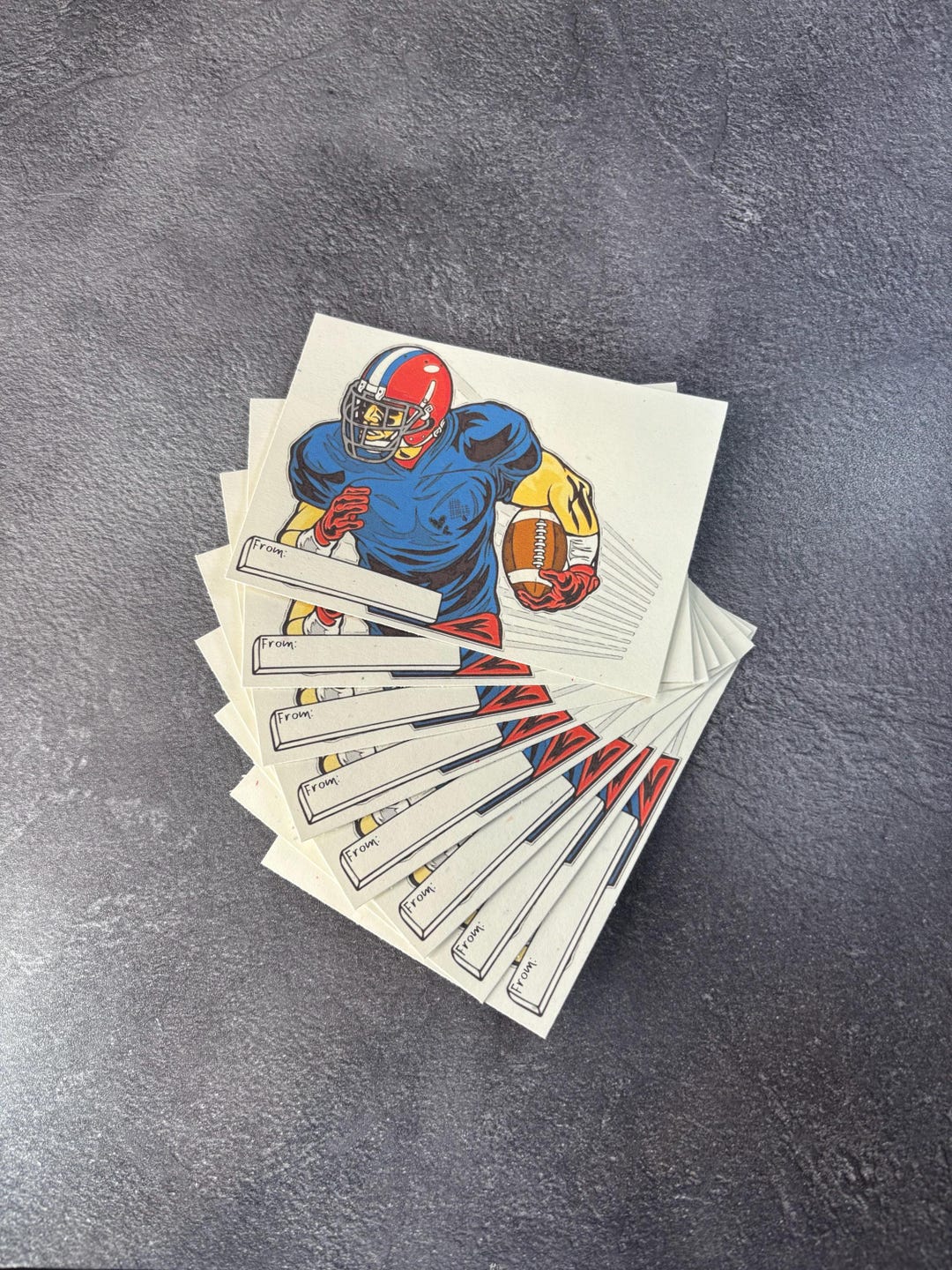 Touchdown Kids Valentines School Exchange Cards / Teenager Valentine ...