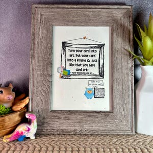 Grumpy Thanks Meh Cat / Handmade Greeting Card / Cat Thank You Card ...