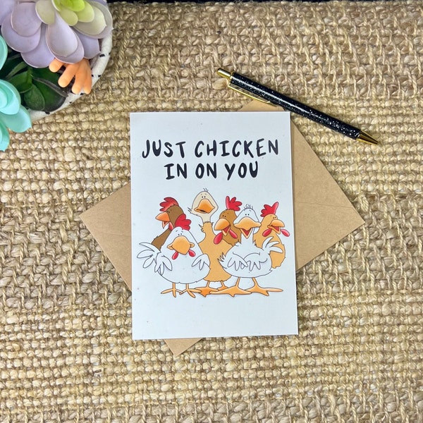 Chicken Card - Etsy
