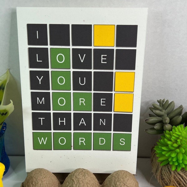 Love Christmas Card - Etsy