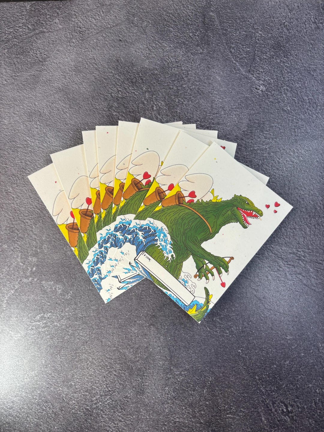 Cupid Zilla Kids Valentines School Exchange Cards / Valentine Kids ...