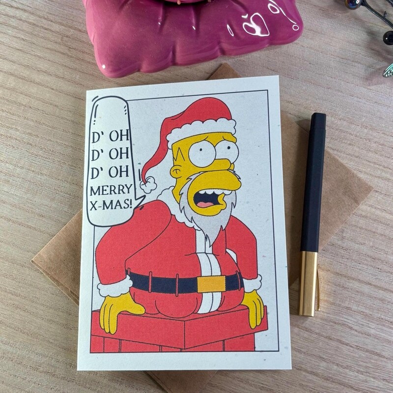 Simpsons christmas card - Etsy Schweiz