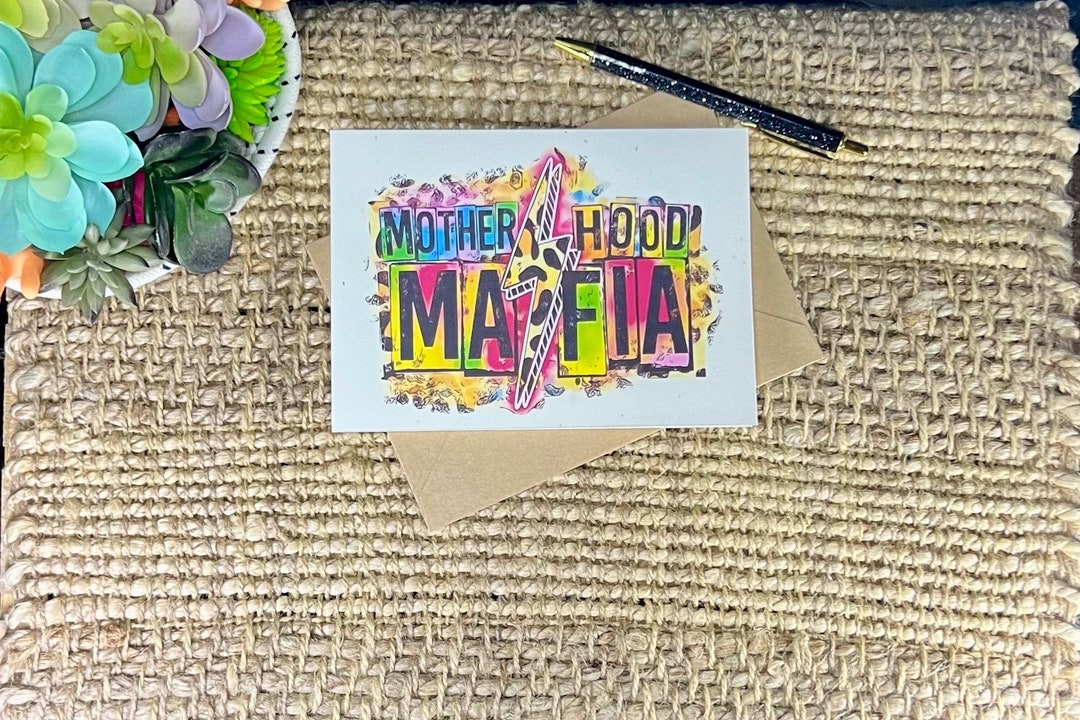 Mother Hood Mafia / Handmade Greeting Card/ Buffalo Ny/ Mothers Day ...
