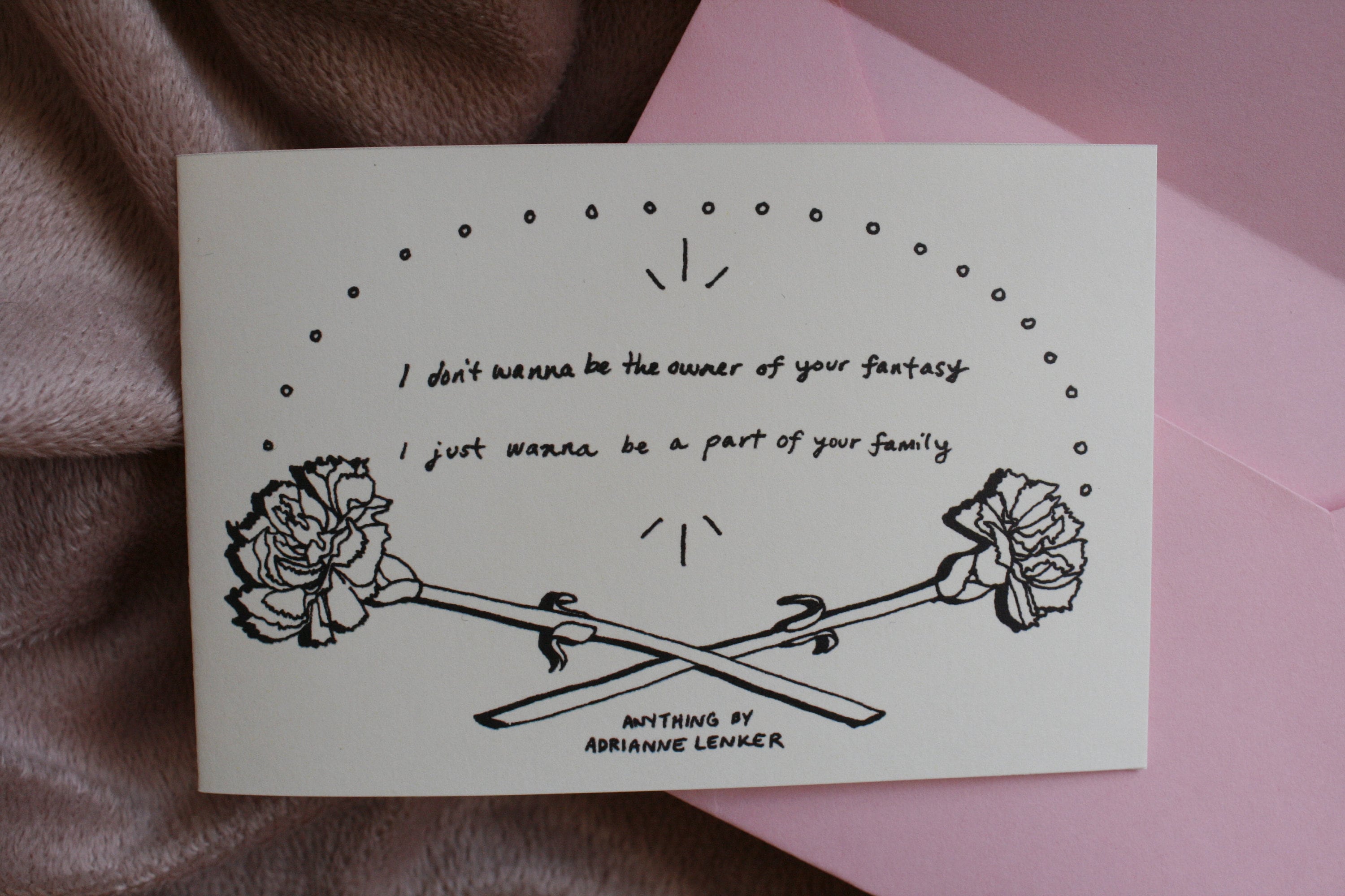Small Adrianne Lenker Valentine - Etsy