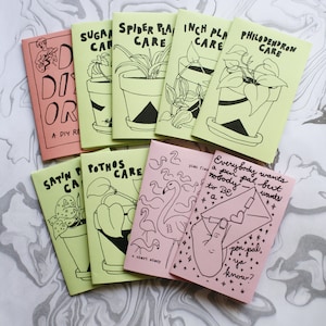 Choose 4 Zines! | Illustrated Mini Zine Bundle - Etsy