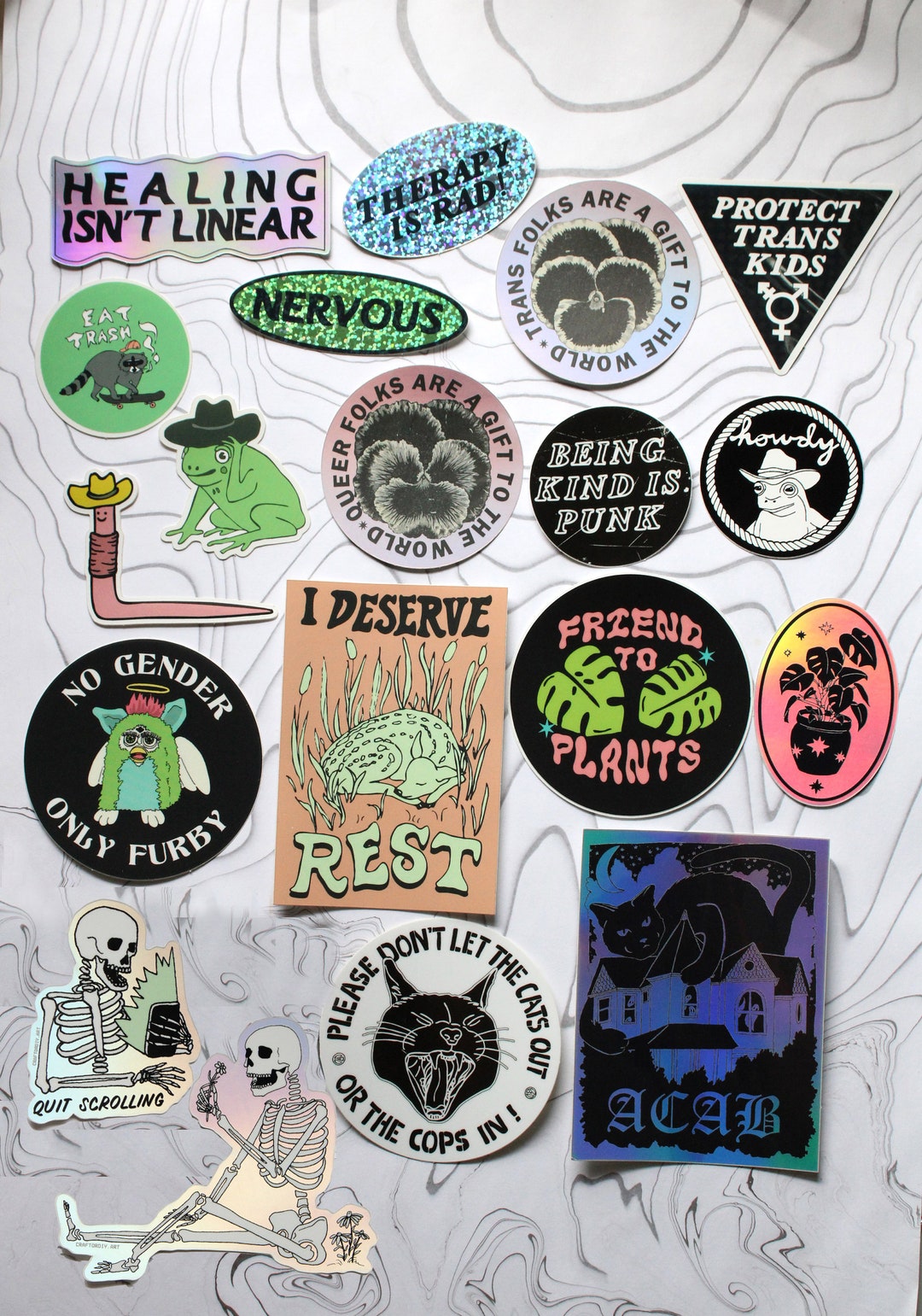 4 Sticker Bundle | Vinyl Decals - Etsy