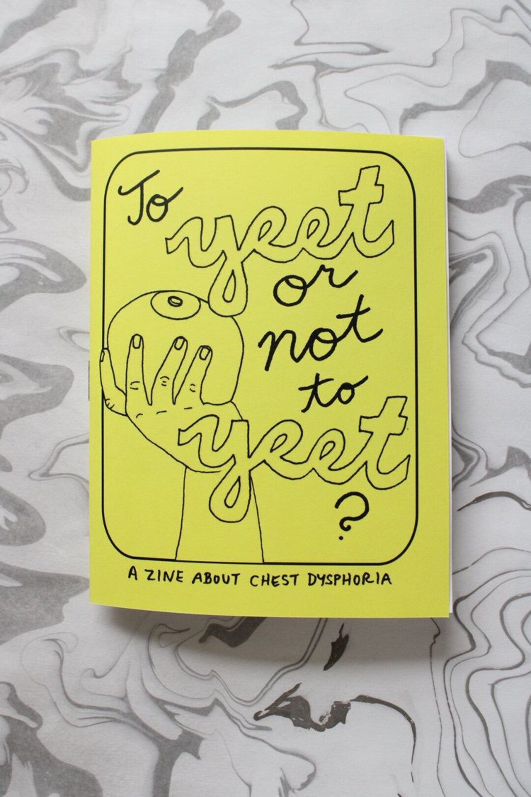 To Yeet or Not to Yeet Chest Dysphoria Zine - Etsy