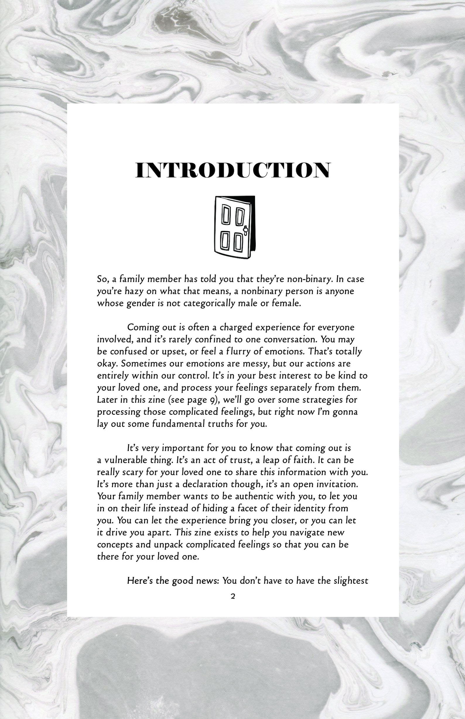 How to Support Your Non-binary Family Member Nonbinary Ally Zine ...