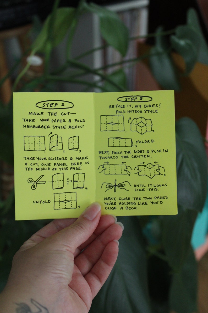 How to Make a Mini Zine Illustrated Mini Zine - Etsy