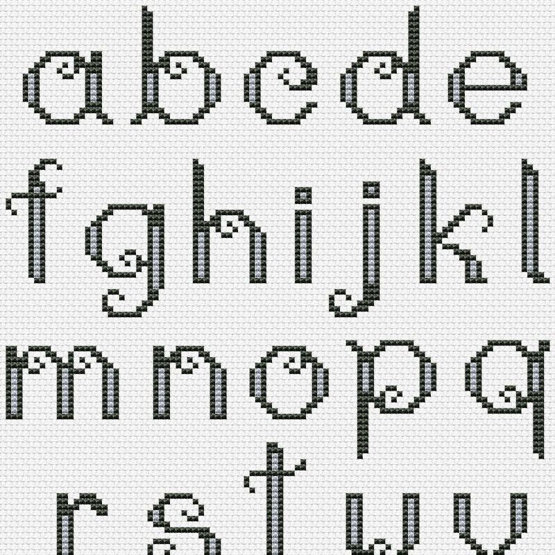 Cross Stitch Letters - Etsy
