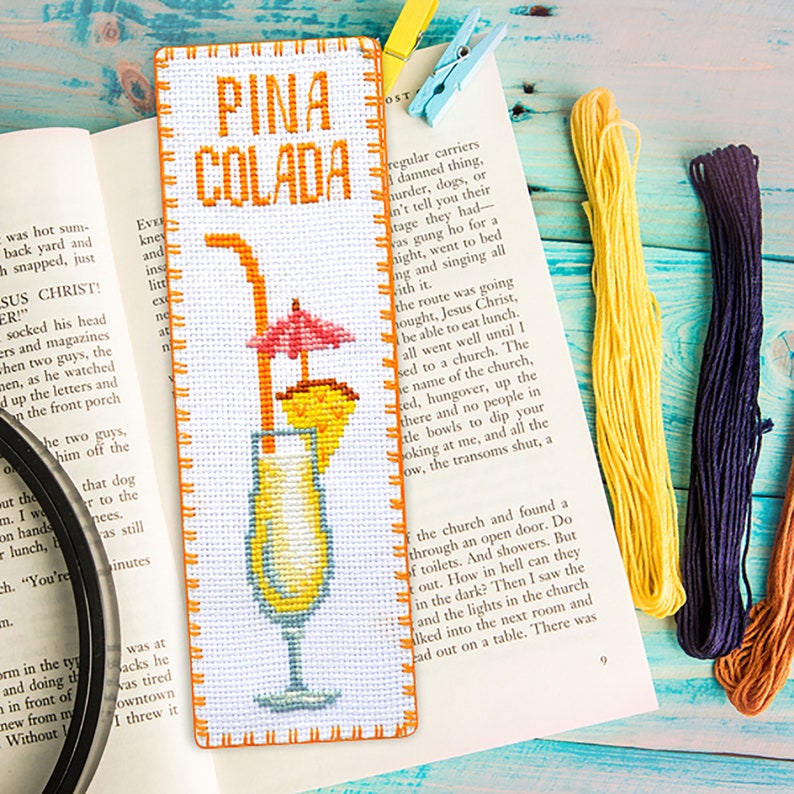 Cross Stitch Pattern Cocktail pina Colada Fully - Etsy