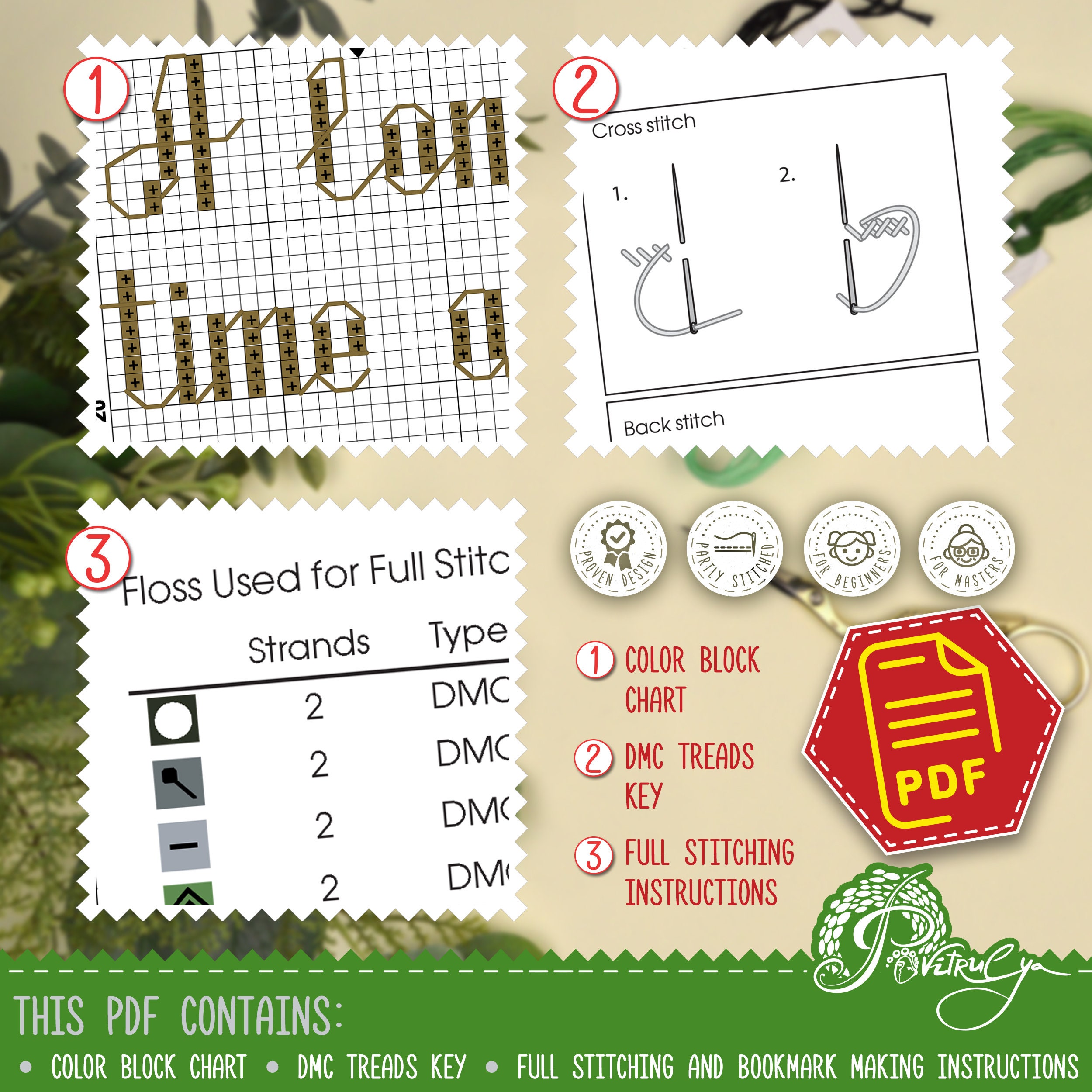 Craft Supplies & Tools Patterns Sewing & Fiber Kids cross stitch ...