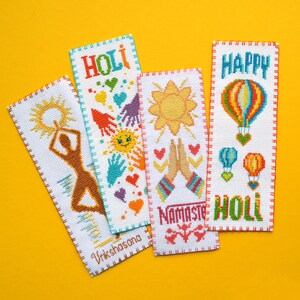 Happy Holi Cross Stitch - Festival of Colours Counted Cross Stitch ...