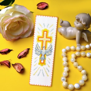 Holy Spirit Cross Stitch Bookmark Pattern in PDF - Download Embroidery ...