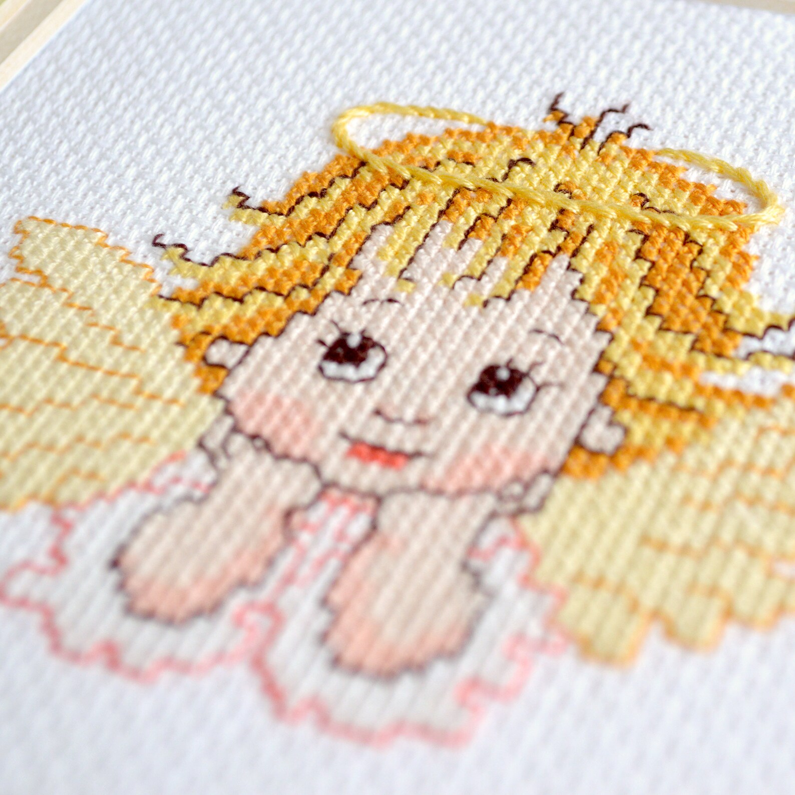 Cute Baby Angel Cross Stitch Counted Pattern Beginners - Etsy Canada