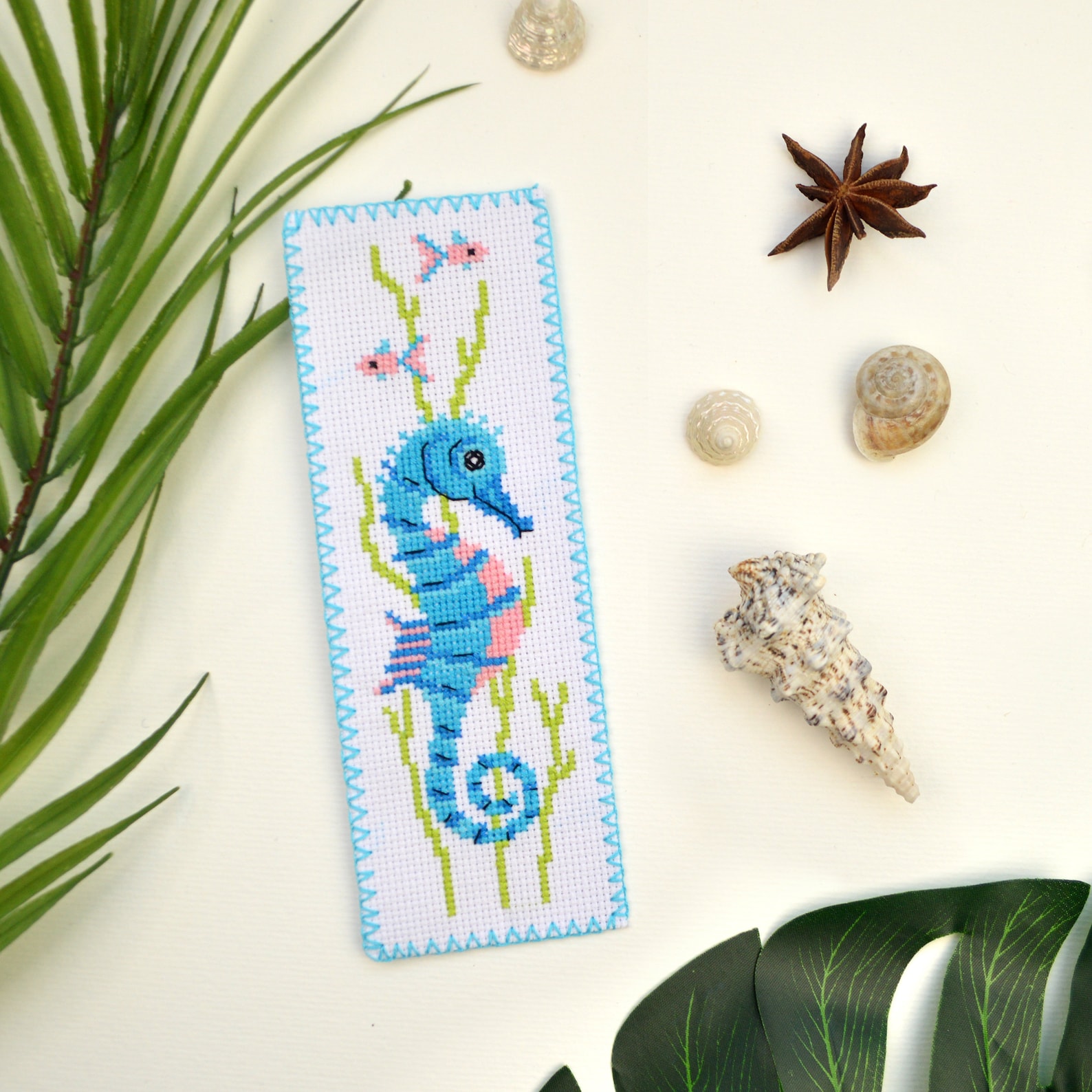 Cute Seahorse Cross Stitch Pattern Ocean Embroidery Design - Etsy