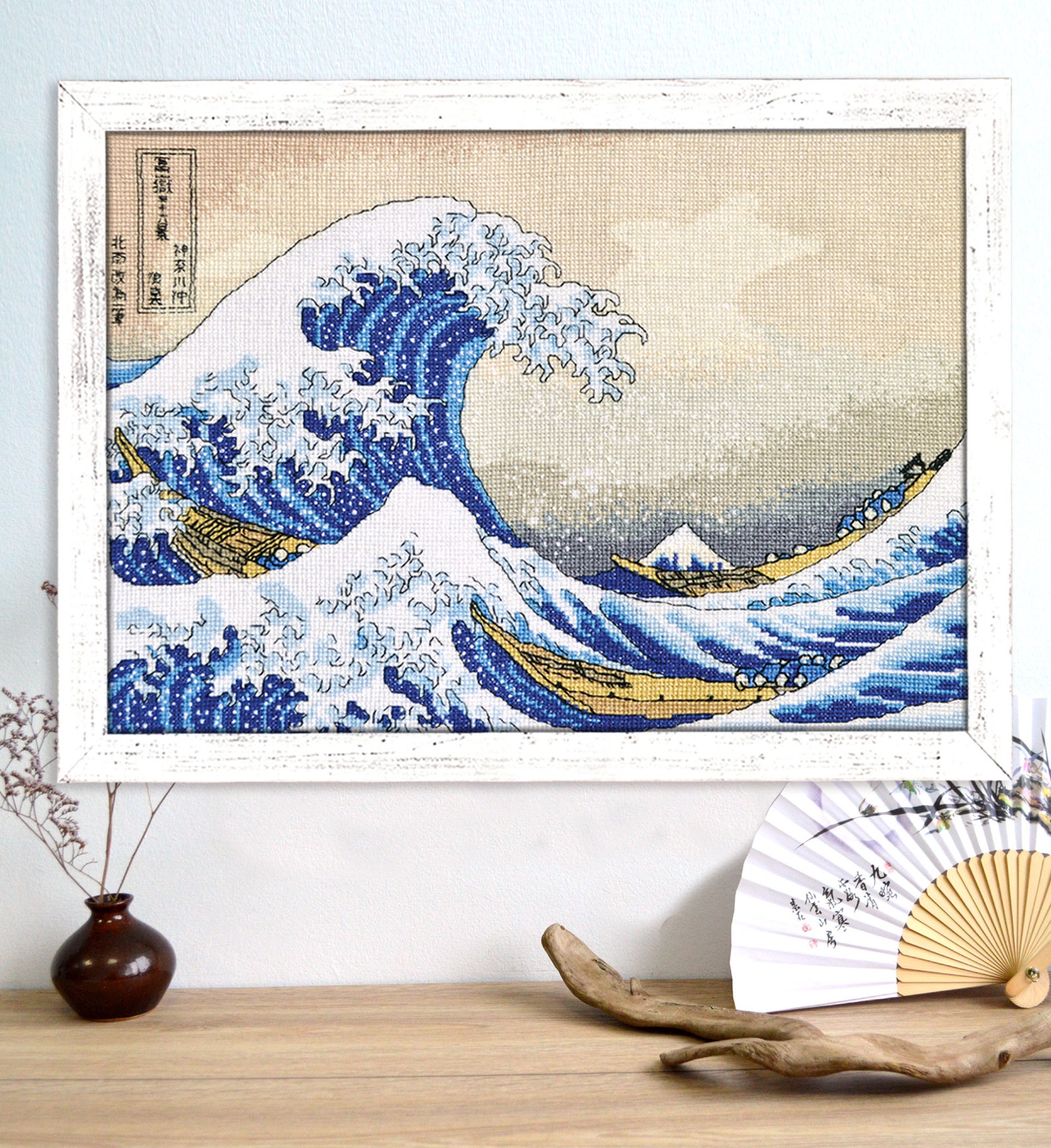 Sea Wave Cross Stitch Counted Pattern 'the Great Wave off Kanagawa ...