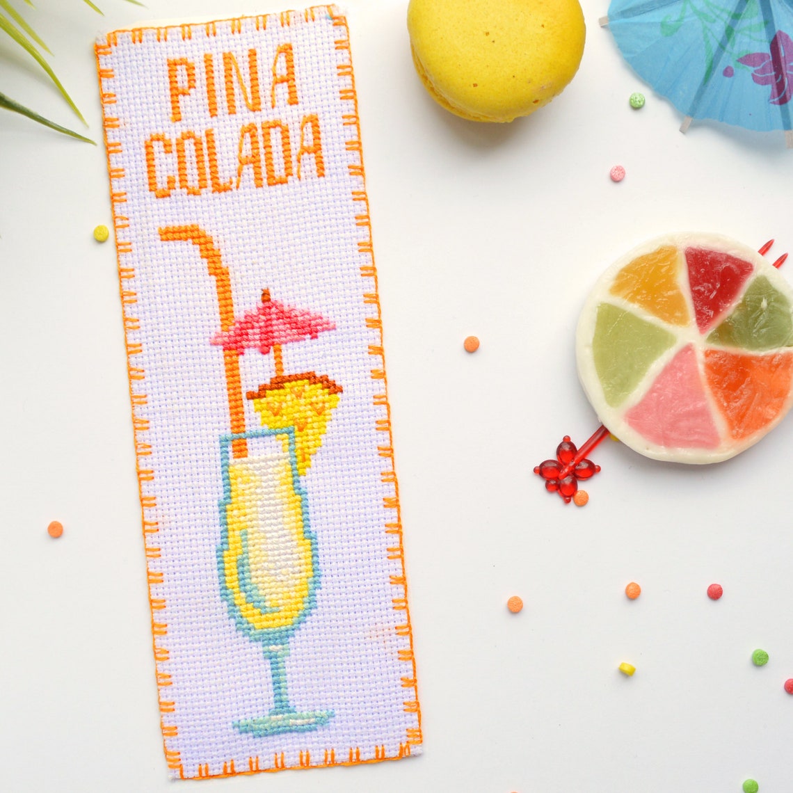Cross Stitch Pattern Cocktail pina Colada Fully | Etsy