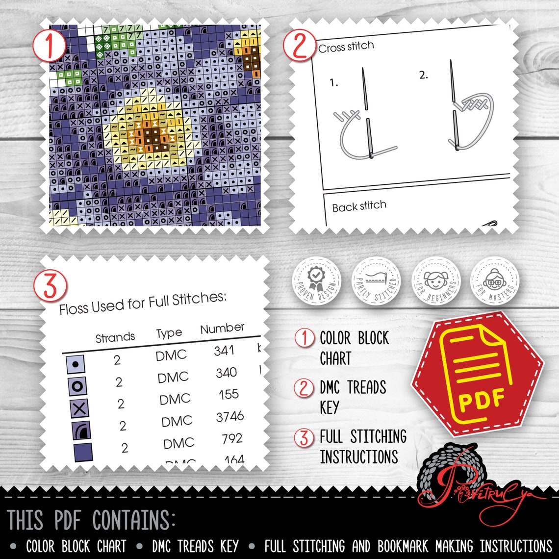 Primrose Cross Stitch Pattern Flower Embroidery Design for - Etsy