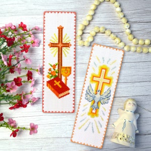 Holy Spirit Cross Stitch Bookmark Pattern in PDF - Download Embroidery ...