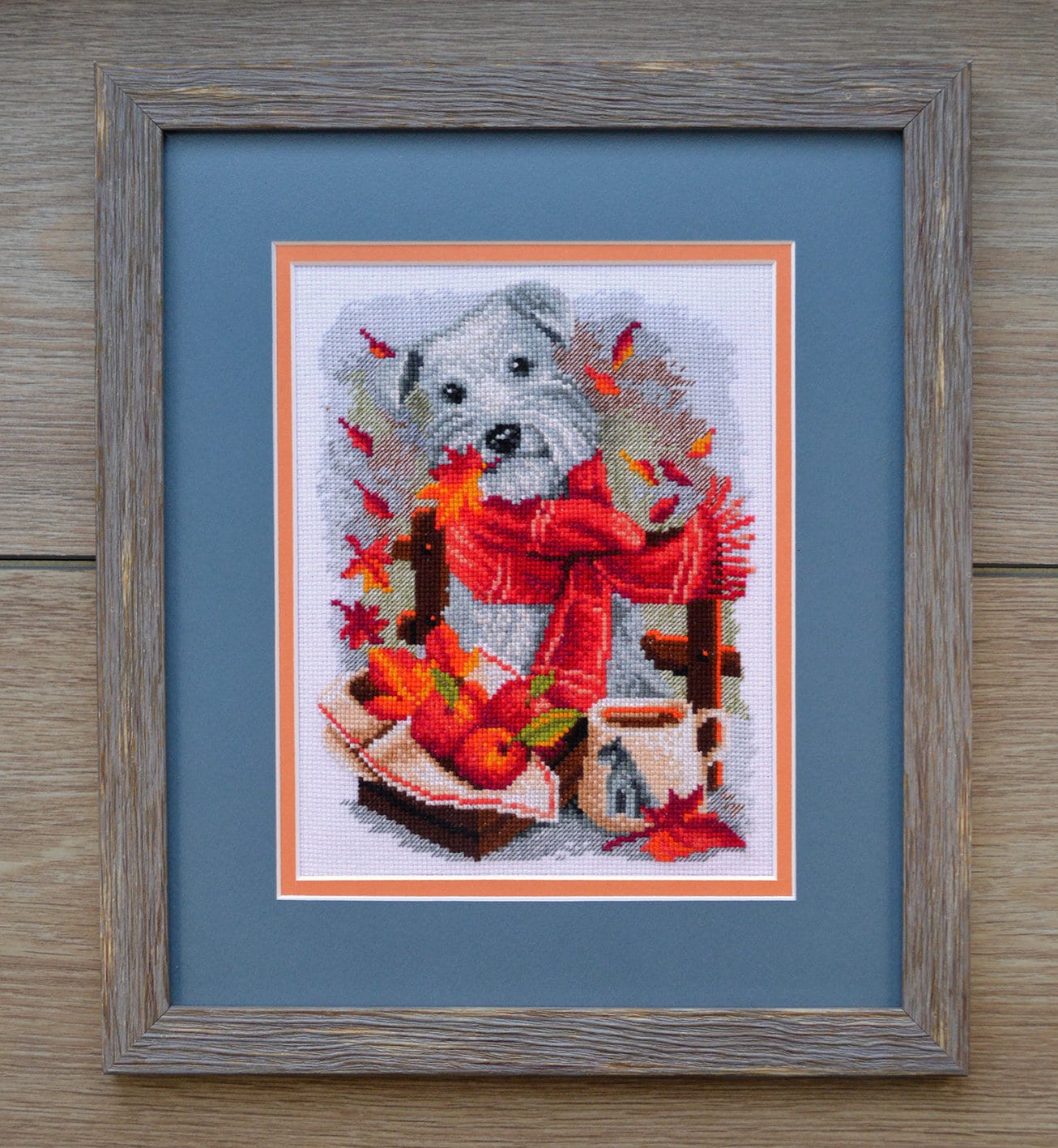 Dog cross stitch kit White Scottish Terrier Animal embroidery | Etsy