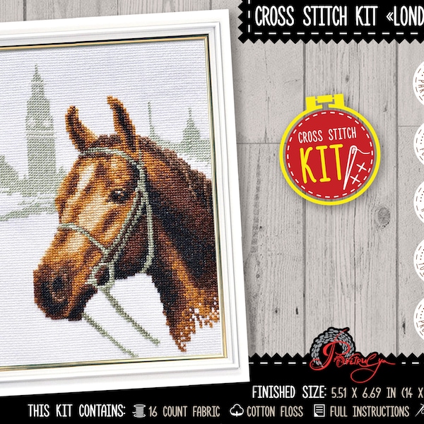 Horse Cross Stitch - Etsy