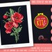 Red Poppies Bouquet Cross Stitch Kit Poppy Embroidery Kit for - Etsy