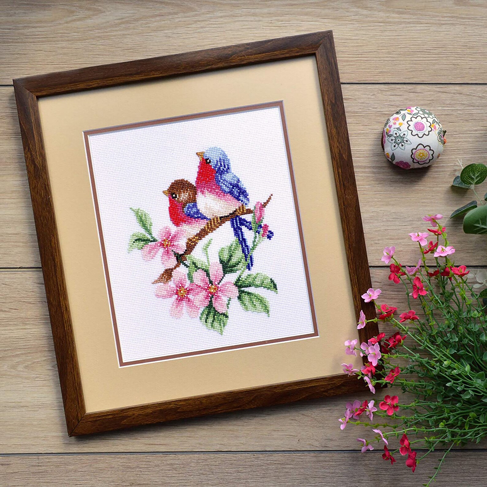 Little Bird on Branch Cross Stitch Counted Pattern 'spring Chorus ...