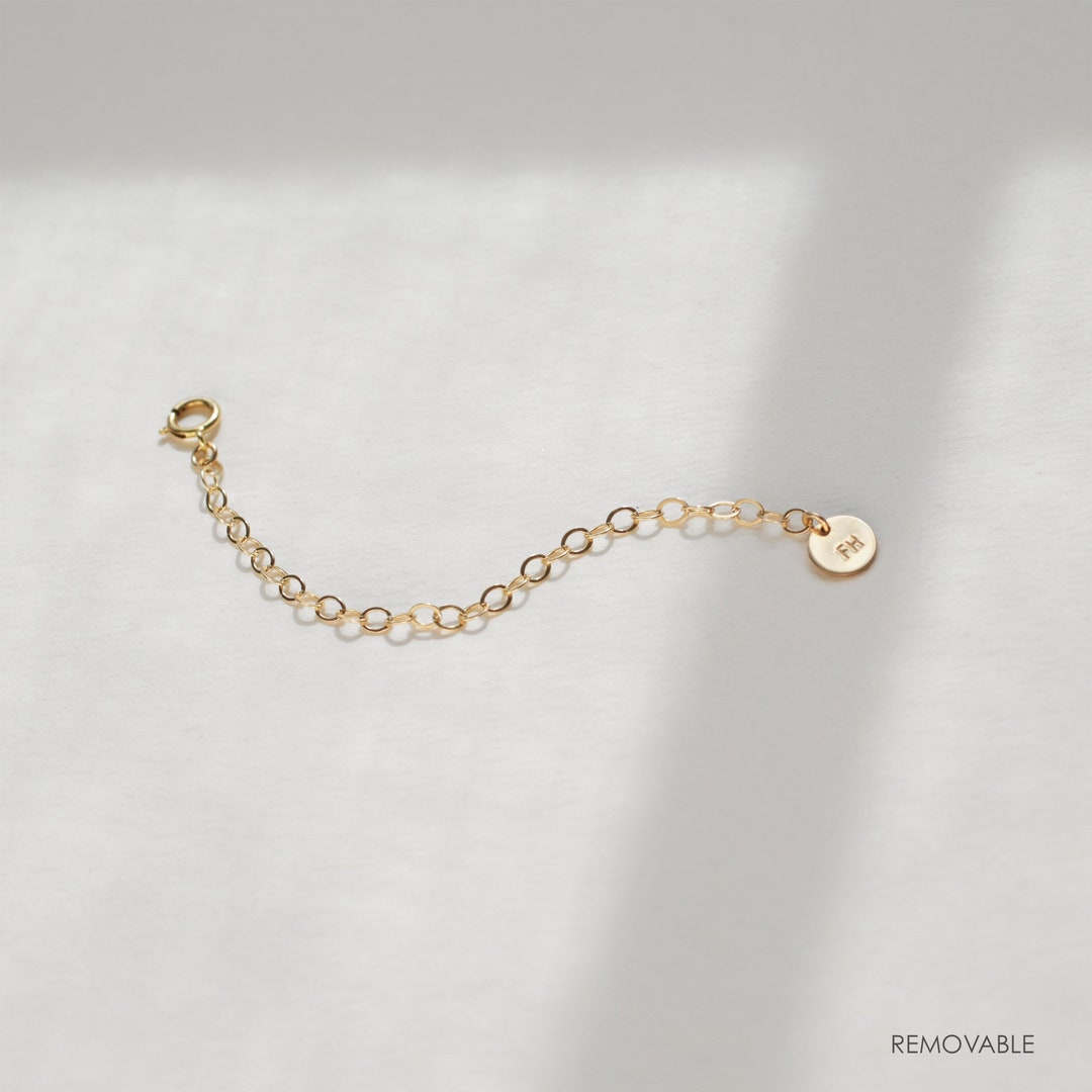 Chain Extender // Removable Extender, Necklace Lengthener, Gold Chain ...