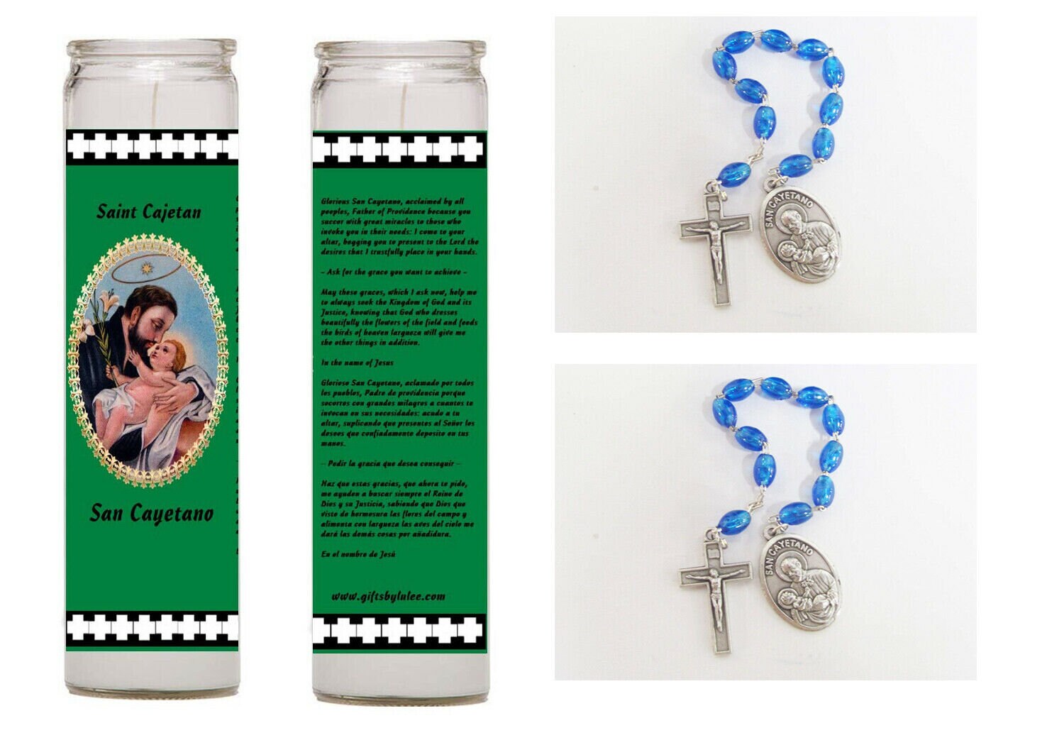 St Cayetano Saint Cajetan Chaplet With 1 O 2 Devotional Prayer | Etsy