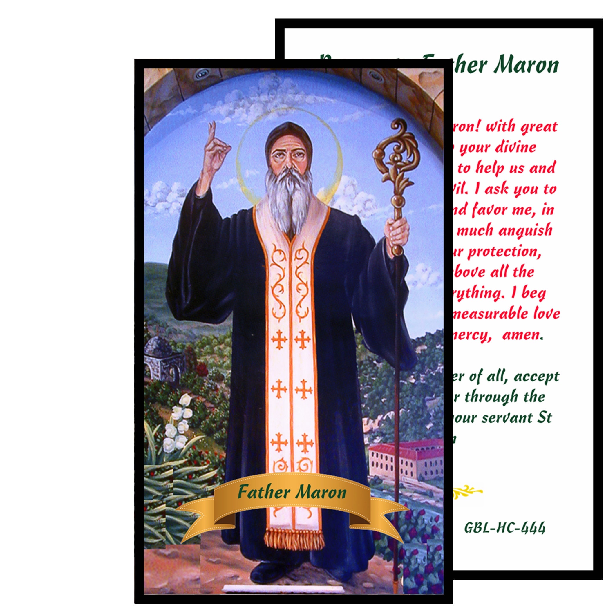 Saint Maron Saint Maroun Founder of the Maronites Candles - Etsy