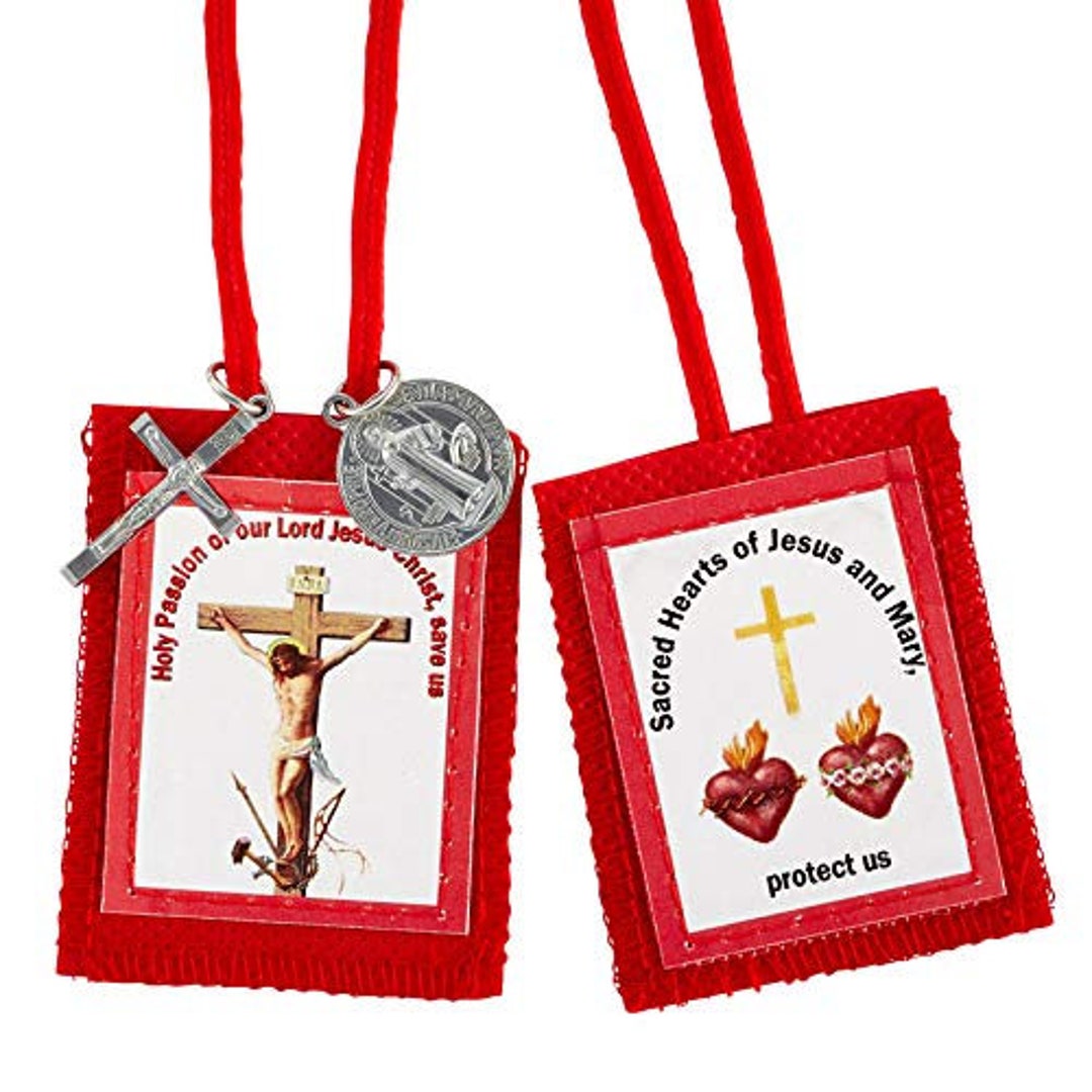 The Red Scapular of the Passion of Our Lord and the Sacred Hearts of ...