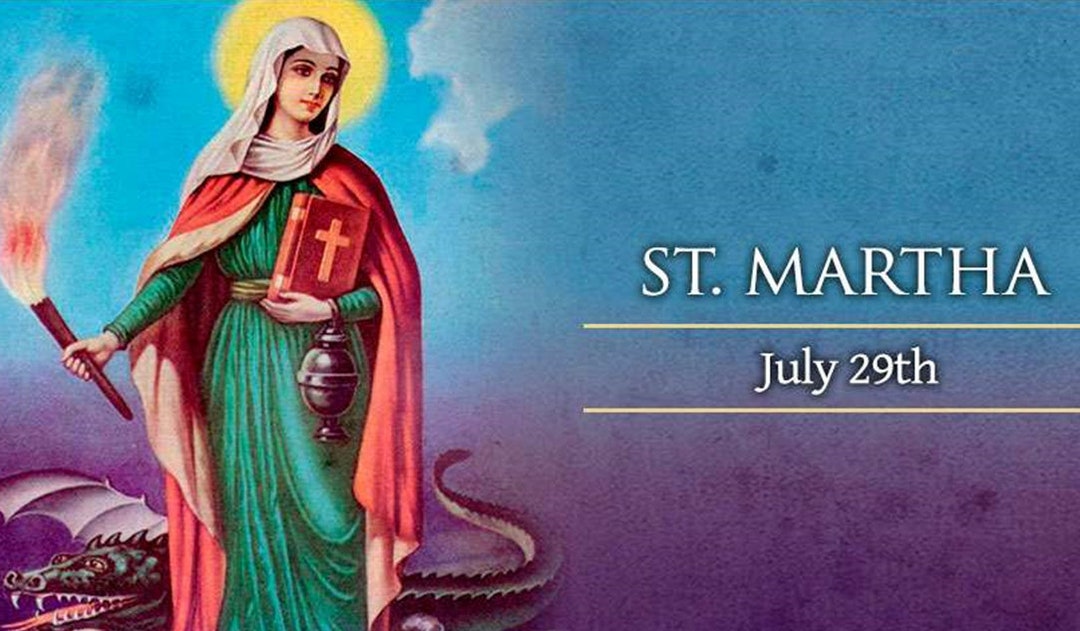 St Martha is the Patron Saint of Servants Cooks Hospitality Novena ...
