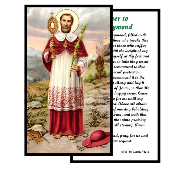 Saint Raymond Nonnatus San Ramon Nonatus Patron of Expectant - Etsy.de