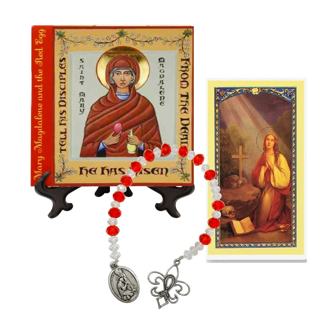 Mary Magdalene and the Red Egg Patroness of Women Porcelain Tile Plaque ...