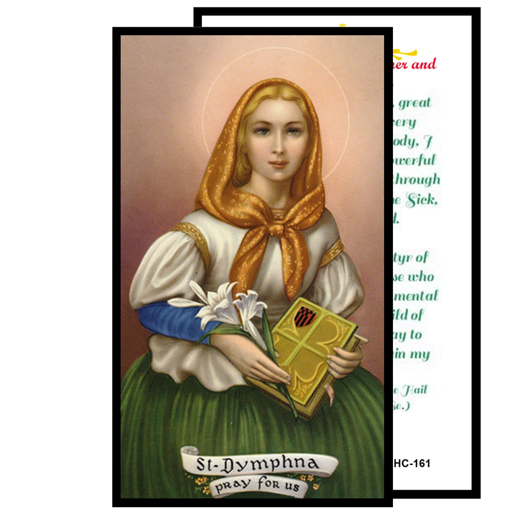 Saint Dymphna Patron Saint of Those Suffering Depression - Etsy UK