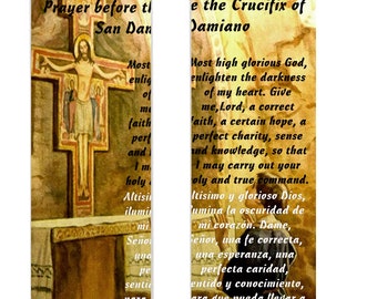 San Damiano Prayer Card - Etsy
