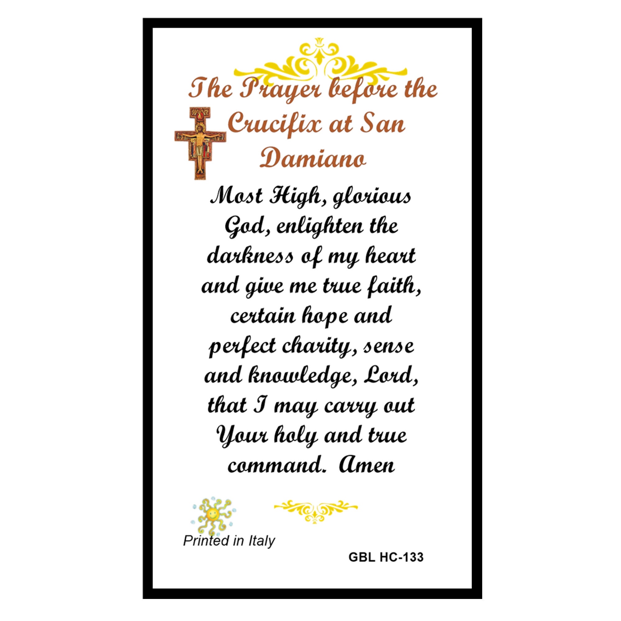 The Prayer Before the San Damiano Crucifix Cross Saint Francis - Etsy